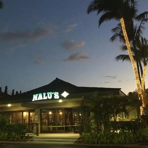Nalus South Shore Grill Kihei Hi Hawaiian Local