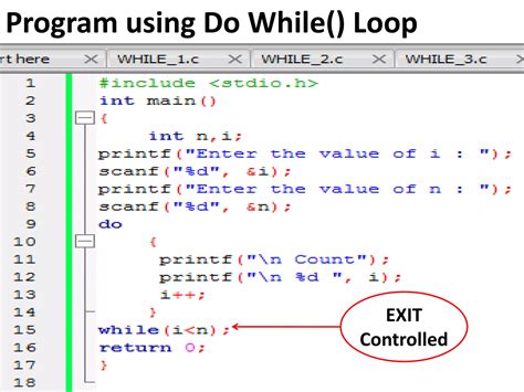 Loops In C Ii Ppt