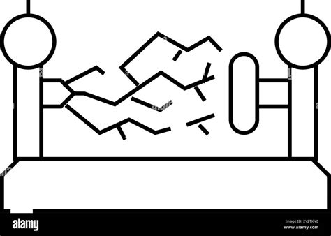 Electromagnetic Device Line Icon Vector Illustration Stock Vector Image