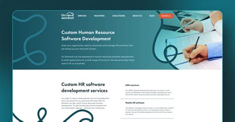 Custom Hr Software Solutions Go Wombat Ou