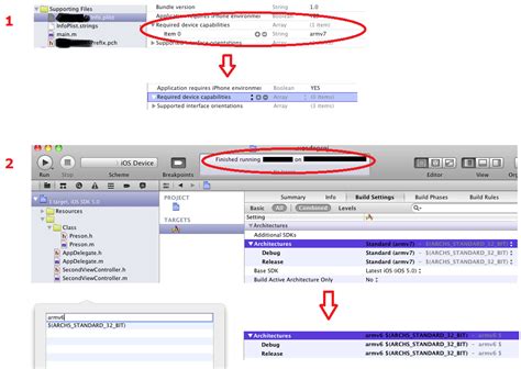xcode 4 2 says finished running app on selected device ios 5 and iphone 3g share our ideas