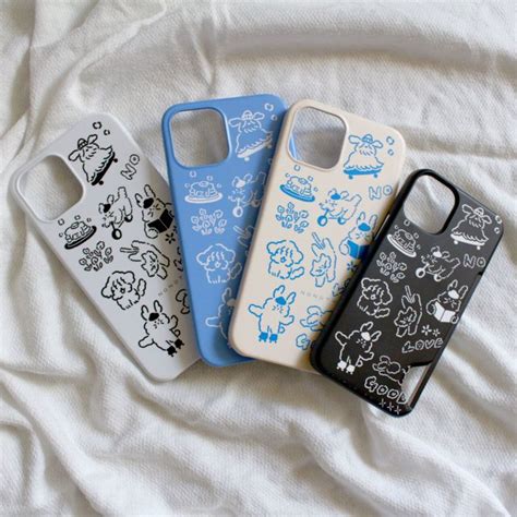 [하드 폰 케이스] 구름이 하는 말 4 Color 아이폰 12 12pro Mini 13 21000 온라인 셀렉트샵 29cm 폰 아이폰 핸드폰 케이스