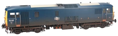Heljan 7302 Class 73 73137 In Br Blue With Full Yellow Ends Lightly