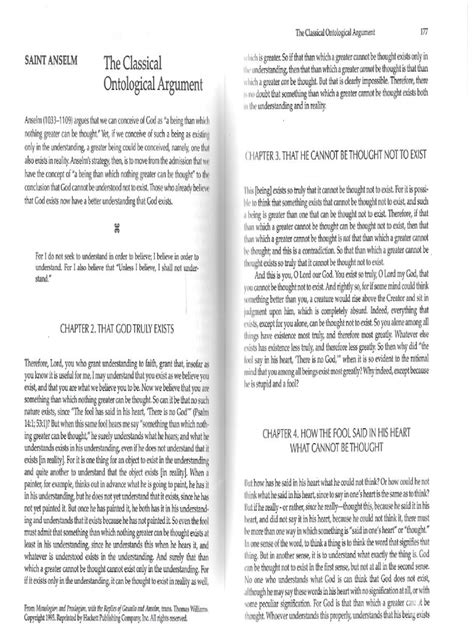 Ontological Argument Gaunilo Pdf