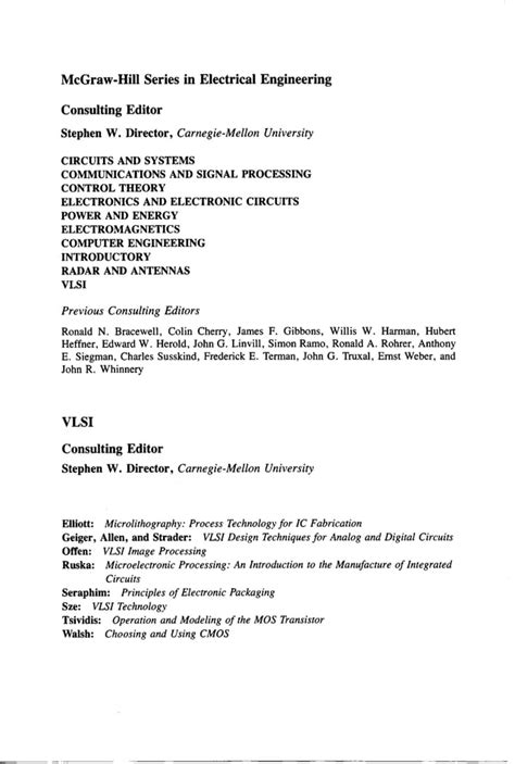 Vlsi Design Techniques For Analog And Digital Circuit PDF