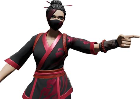 Fortnite Red Jade Character Art Video Game Png Image