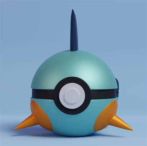 Stl File Pokemon Marshtomp Pokeball・3d Printing Design To Download・cults