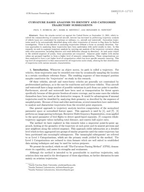 Curvature Based Analysis To Identify And Categorize Pdf Curvature