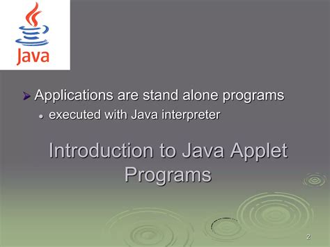 Java Applets And Working Principles Ppt