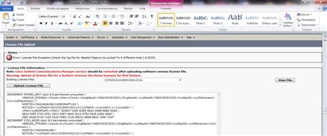 Error License File Exception Check The Logfile For Details Features Is Locked To A Different