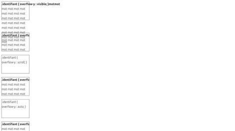 Overflow Y Css Exemple De Code Zone Css
