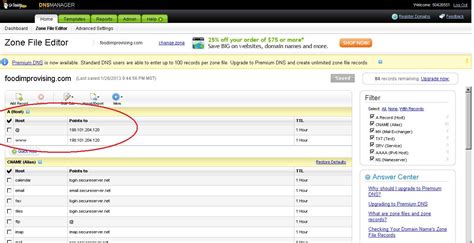 Subdomain Dns Two Domains One Server Stack Overflow