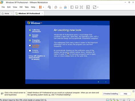Windows Xp Virtual Machine At Home Computer