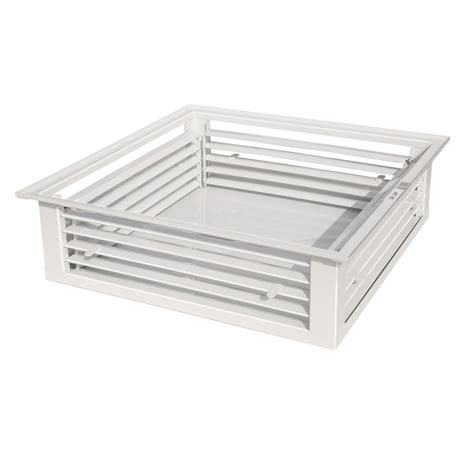 White Powder Coated 4 Way Adjustable Air Diffuser For Evaporative Swamp Cooler GSW