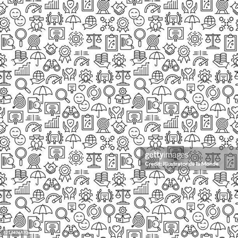 Core Values Seamless Pattern High Res Vector Graphic Getty Images