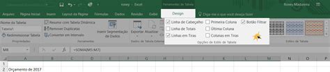Excel 2016 Alterar Uma Tabela No Excel 2016