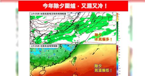 除夕圍爐又濕又冷！春節迎「強烈大陸冷氣團」這天最凍 連假7天出遊天氣曝 生活 Ctwant