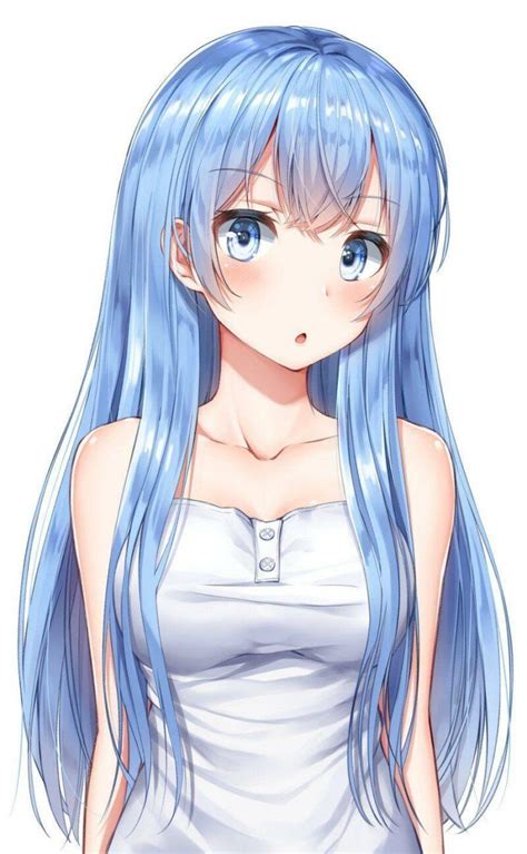 40 Cool Blue Haired Anime Girls Harunmudak