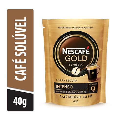 Café NescafÉ Gold Intenso Solúvel Sachet 40g