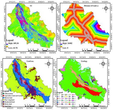 Examples Of Covariates For The Study Area For Geological Codes Refer