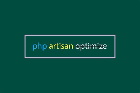 Laravel 56 Removed Artisan Optimize Command