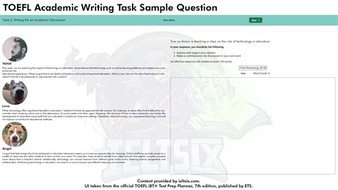New Toefl Writing Task 2 Guide Free Sample Questions