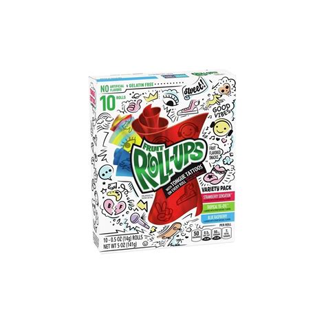 Fruit Roll Ups Fruit Flavored Snacks Betty Crocker Fruit Roll Ups Variety Pack Fruit Roll Ups