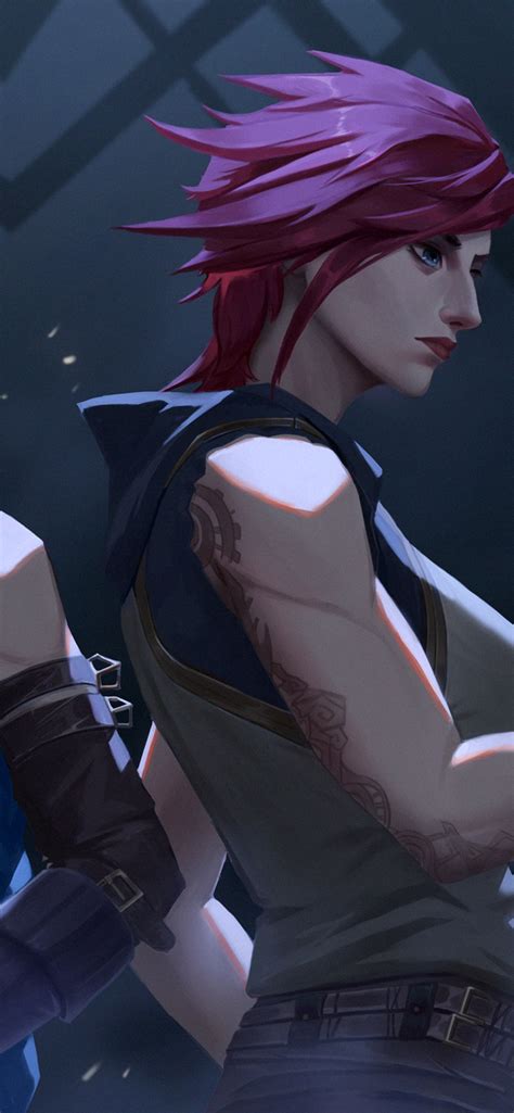 Jinx Wallpaper 4k Vi Arcane League Of Legends