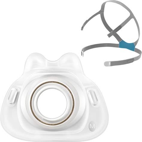 Replacement Headgear And Airfit F40 Silicone Cushion For Resmed Airfit
