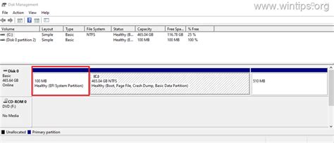 how to extend efi system partition aka system reserved partition on