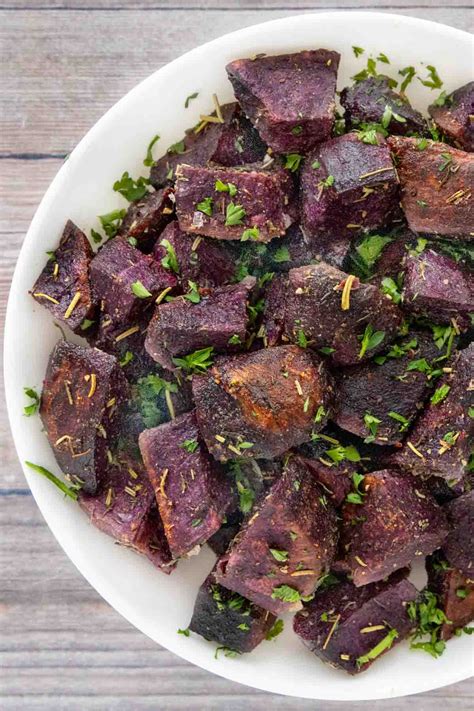 Purple Sweet Potatoes Recipe Oven Roasted Ask Chef Dennis