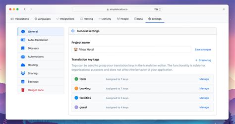 Organize Translation Keys With Tags Simplelocalize