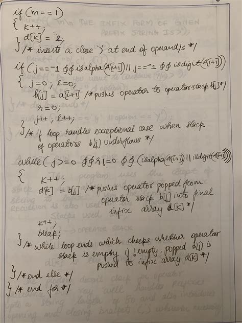 C Program To Convert A Prefix String To Infix Form Technology