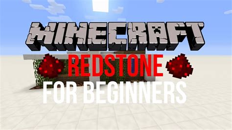 Minecraft Redstone For Beginners Minecraft Redstone Creations Youtube