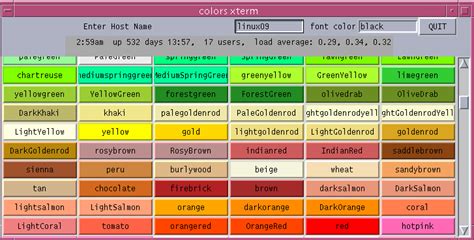 Tkinter Colors