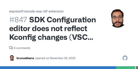 Sdk Configuration Editor Does Not Reflect Kconfig Changes Vsc Issue Espressif