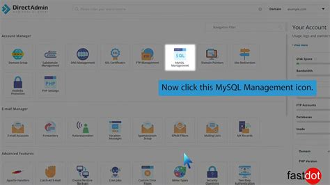 How To Delete Your Database In Directadmin Fastdot Wiredgorilla