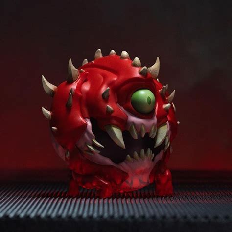 Statuetta Da Collezione Ufficiale Di Doom® Cacodemon Doom Figure Figurines Doom