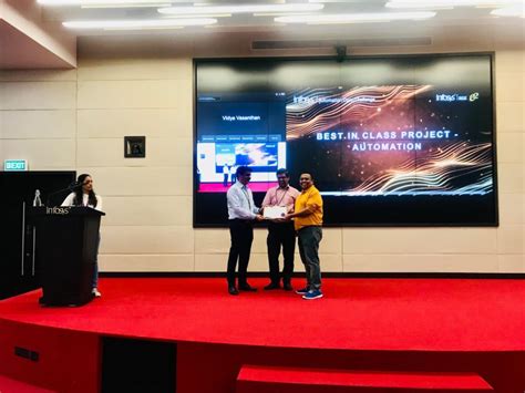 Amit Kumar On Linkedin Infosys Automation Innovation Awardwinners Teamwork Futureofwork