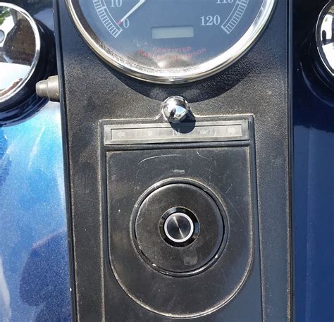 LED Push Button Ignition Switch On A Dyna Sportster Harley Davidson Softail