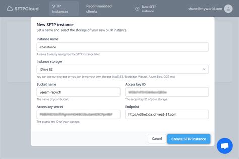 Integrate Sftpcloud With Idrive® E2