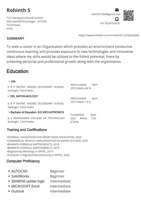 s rohinth on linkedin job newjobopportunity