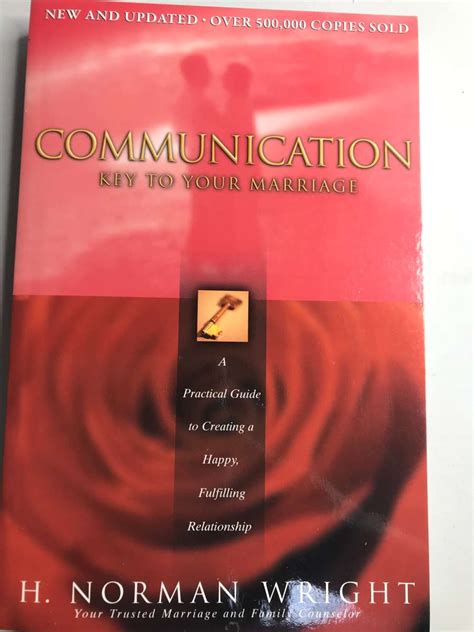 Self Help And Psychology Communication Key To Your Marriage H Norman Wright For Sale In Cape