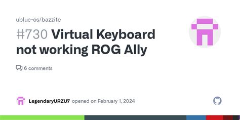 Virtual Keyboard Not Working Rog Ally · Issue 730 · Ublue Osbazzite