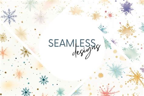 Snowflake Seamless Patterns 2793708