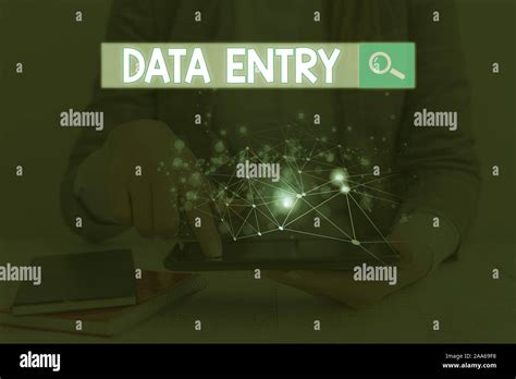 Word Writing Text Data Entry Business Photo Showcasing Process Of Inputting Data Or Information