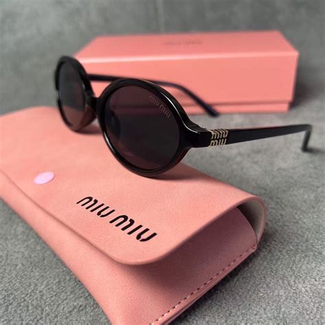 Окуляри в стилі Miu Miu круглі овальні чорні Id 2583991842 ціна 990 ₴ купити на Prom Ua