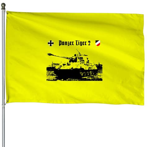 Panzer Tiger 2 German Tank Ww2 House Flags Sold By Garry Ridge