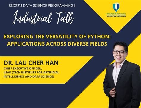 How Python Is Still Useful And Useful Dr Cher Han Lau Posted On The