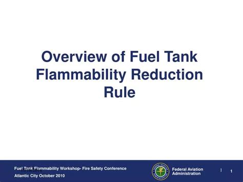 Ppt Overview Of Fuel Tank Flammability Reduction Rule Powerpoint Presentation Id 6794121